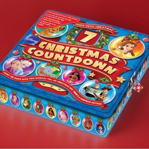 Disney | Toys | Disney 7 Days Until Christmas Countdown Advent Book ...
